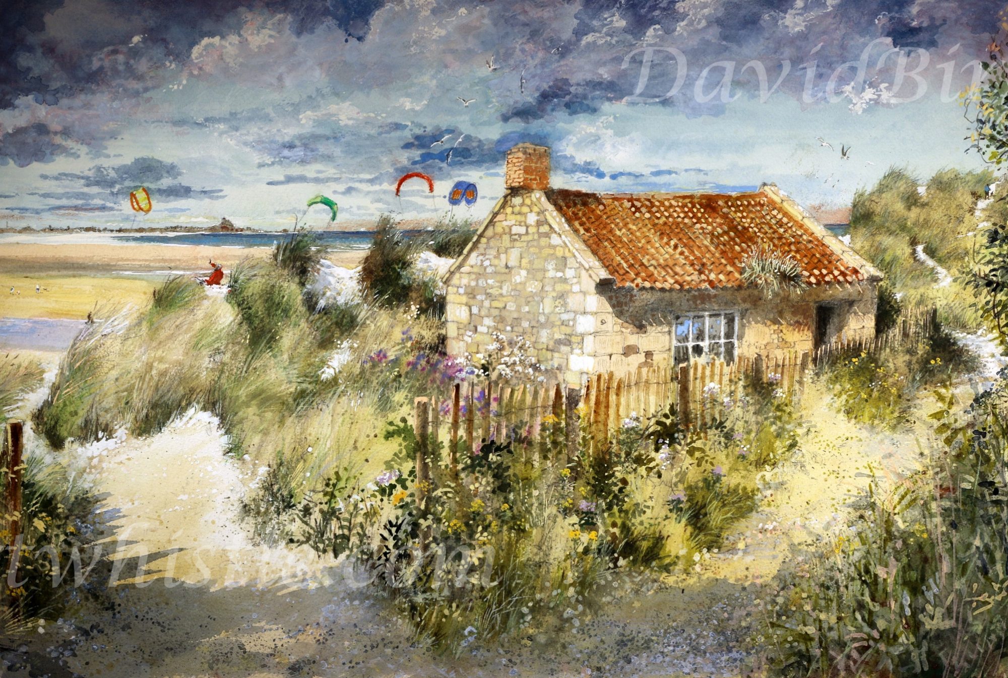 Budle Bay and Holy Island – David Birtwhistle