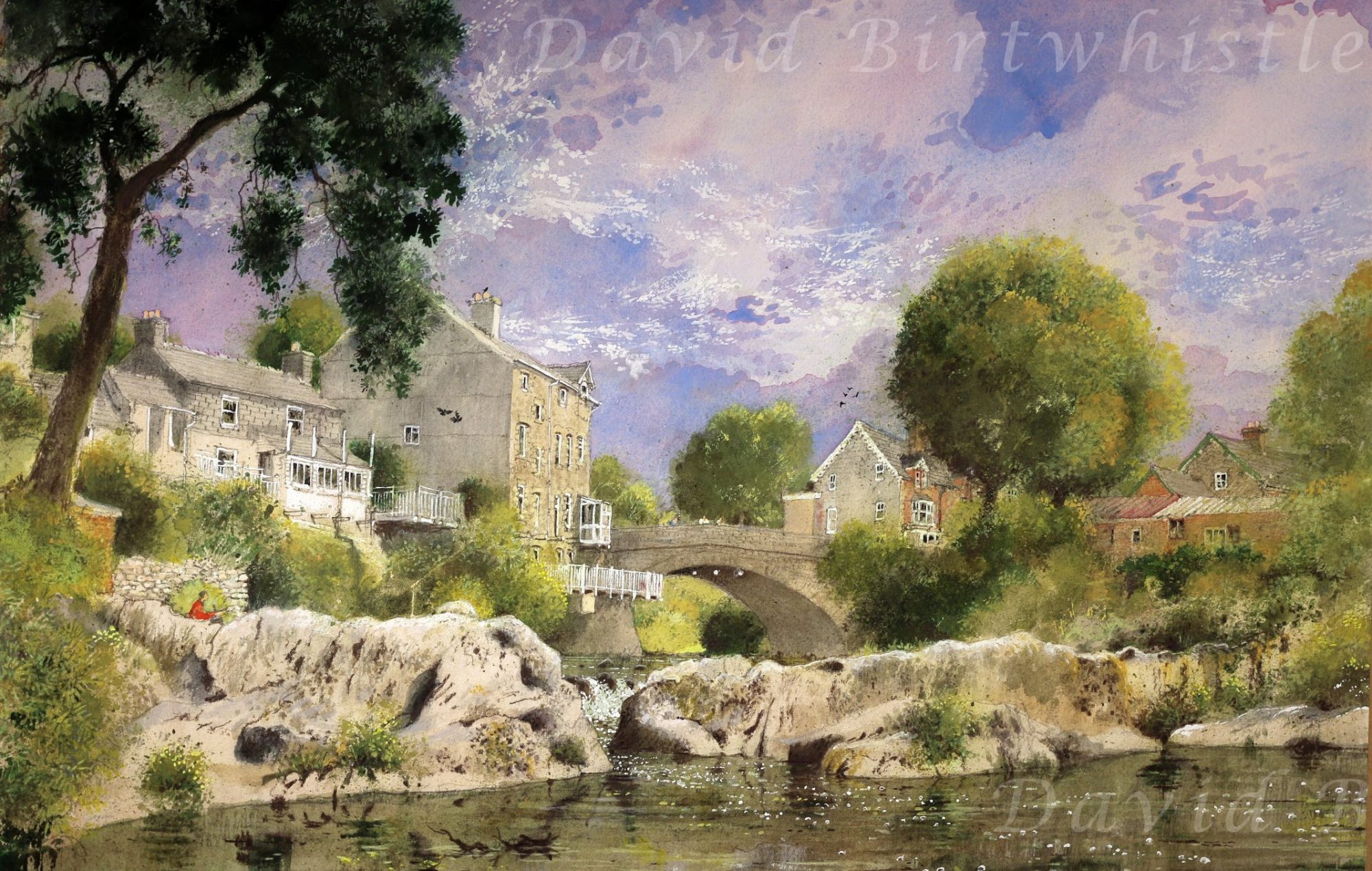 Rhayader, Bridge and Rapids – David Birtwhistle